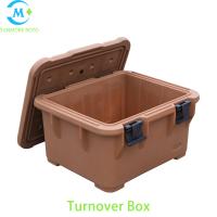 China SUNMORE ROTO Rotational Molding Insulated Catering Transport Box, Lockable Sealed Plastic Turnover Container For Food Raw Materials & Cooked Food Logistics for sale