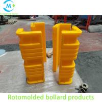 China SUNMORE ROTO Custom Rotomolded Plastic Bollard, Heavy‑Duty Impact Resistant Plastic Traffic Safety Warning Bollard For Road Warehouse Parking Lot for sale