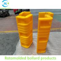 China SUNMORE ROTO Custom Rotomolded Plastic Bollard, Heavy‑Duty Impact Resistant Plastic Traffic Safety Warning Bollard For Road Warehouse Parking Lot for sale