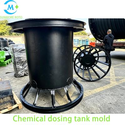 China Custom Steel Rotomolding Mold For Plastic Chemical Dosing Tank, Carbon Steel Rotational Mould For Industrial Chemical Storage Tank for sale