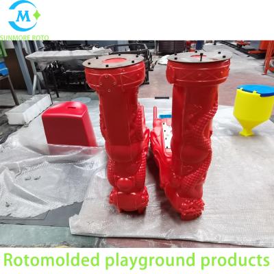 China Custom Rotomolding Aluminum Mould For Playground Dragon‑Shape Equipment, Rotationally Moulded Amusement Facility Mould for sale
