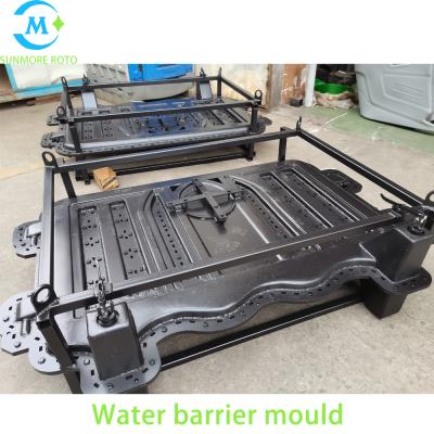 China Custom Steel Rotomolding Water Barrier Mould, Carbon Steel Rotational Mold For Plastic Road Traffic Water Barrier for sale