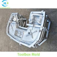 China Custom Rotomolded Aluminum Toolbox Mold for Plastic Storage Box, Sunmore Roto Custom Rotary Molding Tool Box Mould for sale