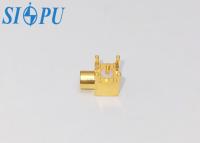 China MCX Female RF Coaxial Connector – PCB Mount, Four-Leg Type for sale