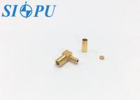 China SSMB Female RF Coaxial Connector – Right-Angle, Compatible with RG316/U Cable for sale