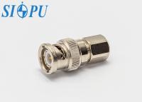 China BNC Male RF Coaxial Connector – Straight Type, for RG142/U Cable for sale