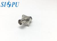 China BNC Female RF Coaxial Connector – Flange Mount, for RG316/U Cable for sale