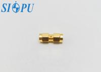 China SMA Male to SMA Male RF Coaxial Adapter – Brass Body, 18GHz for sale