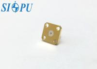 China SMA Female Flange-Mount RF Connector | Slotted Tail, Coaxial Jack, 18GHz for sale