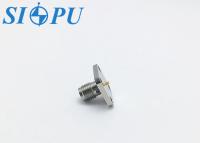 China SMA Female RF Connector, 4-Hole Flange, PCB Microstrip Mount, Size 1.3×0.5×1.5 cm, 18GHz for sale