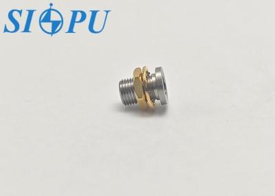 China SMP Male to SMP Male RF Coaxial Adapter – Limited Detent, Thread-In Mount for sale