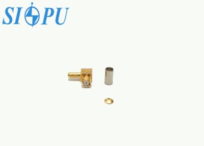 China SMP Right-Angle Female RF Coaxial Connector – Compatible with RG316/U Cable for sale