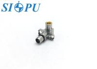 China BMA Male RF Coaxial Connector – Right-Angle, Flange Mount for sale