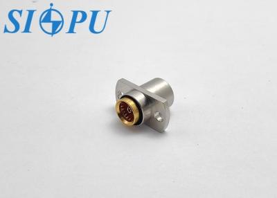 China BMA Female RF Coaxial Connector – Flange Mount for 2# Semi-Rigid / Semi-Flexible Cable for sale