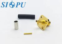 China SMA Female RF Coaxial Connector – Flange Mounted, Compatible with RG316/U Cable for sale