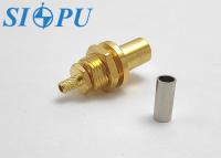 China SMB Female RF Coaxial Connector – Threaded Mount, Compatible with RG316/U Cable for sale