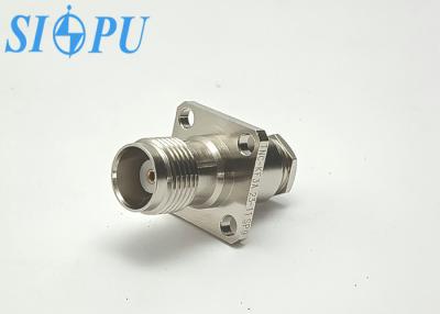 China TNC Female RF Coaxial Connector – Flange Mount, Compatible with RG142/U Cable for sale