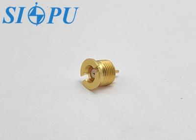 China MCX Female RF Coaxial Connector – Microstrip, Threaded Mount for sale