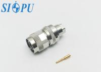China TNC Male RF Coaxial Connector – Straight Plug, Self-Locking, Salt Spray Resistant, Compatible with TRF-58 Cable (Model: TNC-J58-TZS-TI) for sale