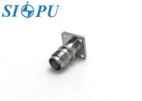 China TNC Female RF Coaxial Receptacle – Self-Locking (Radially Meshing), Compatible with 2# Semi-Rigid / Semi-Flexible Cable for sale
