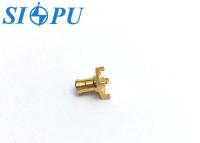 China MCX Male RF Coaxial Connector – PCB Mount, Gold-Plated, Solder Type for sale