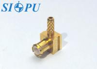 China MCX Male Right-Angle RF Coaxial Connector – Compatible with RG178/U Cable for sale