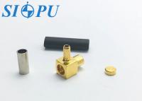 China MCX Female RF Coaxial Connector – Right Angle, Compatible with RG316/U Cable for sale