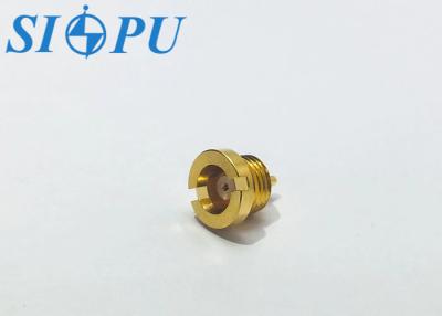 China MCX Female RF Coaxial Connector – Microstrip, Threaded Mount for sale