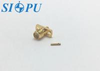 China SMA Female RF Coaxial Connector – Flange Mount Receptacle, 18GHz for sale