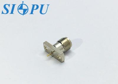 China SMA Female RF Coaxial Connector – Microstrip Type, Flange Mounted 18GHz for sale