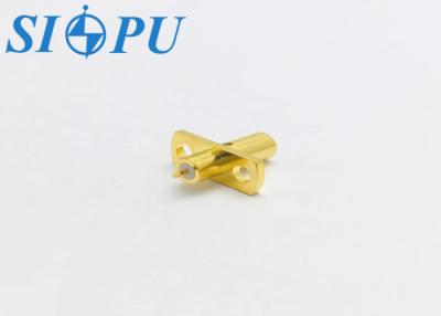 China SMP Male RF Coaxial Connector – Limited Detent, Microstrip Type, Flange Mounted for sale