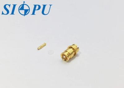 China Lightweight Beryllium Bronze RF Coaxial Connector with SMP Female Interface for sale