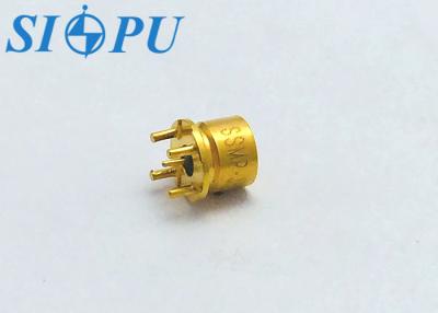 China SSMP Male RF Coaxial Connector – PCB Solder Type with Glass Sintering for sale