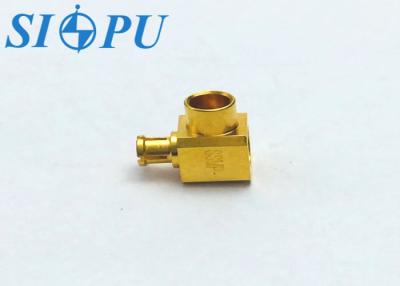 China SSMP Female Right-Angle RF Connector for CXN3506 Cable for sale