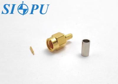 China SSMA Male RF Coaxial Connector – Compatible with RG316/U Cable for sale