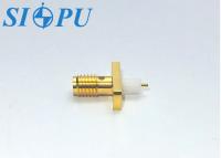 China SSMA Female RF Coaxial Connector – Microstrip, Flange Mounted for sale