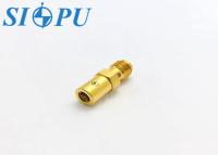 China SMA Male to SSMB Male RF Coaxial Adapter – Brass, Gold Plated (SMA(K)-SSMB(K)) for sale