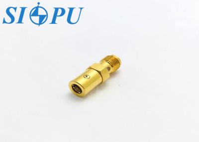 China SMA Male to SSMB Male RF Coaxial Adapter – Brass, Gold Plated (SMA(K)-SSMB(K)) for sale