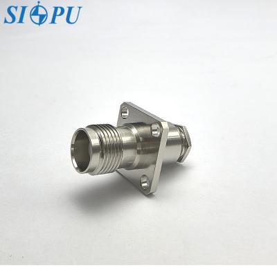 China TNC Female RF Coaxial Connector – Flange Mount, Compatible with RG178/U Cable for sale