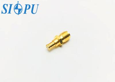 China SMA Female to MCX Male RF Coaxial Adapter – Brass, Gold Plated (SMA(K)–MCX(J)) for sale