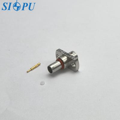 China SBMA Male RF Coaxial Connector – Flange Mount, Compatible with 1# Semi-Rigid / Semi-Flexible Cable for sale