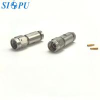 China 2.92mm Male RF Coaxial Connector – Stainless Steel, High Salt Spray, for FSE-360 Cable, 40GHz for sale