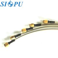 China SMA Female RF Cable Assembly with Single-Ended 086PE Coaxial Cable for sale