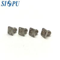 China SMA Female RF Coaxial Connector – Flange Mount, Stainless Steel, 18GHz Frequency Durability for sale