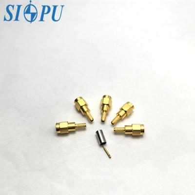 China SMA Male RF Coaxial Connector for SFF-50-2-2 Cable for sale