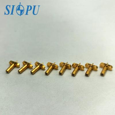 China SSMB Male RF Coaxial Connector – Flange Mount Plug for sale