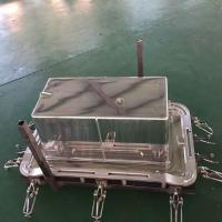 China CNC Processing Aluminum Block Rotational Molding Cooler Box Mould for sale