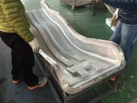 China Aluminum Casting Rotational Molding Wave Slide Rotational Mould for sale