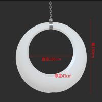 China high quality LED remote control luminous swing, rotational molding led swing for sale