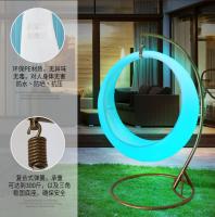 China high quality LED remote control luminous swing, rotational molding led swing for sale